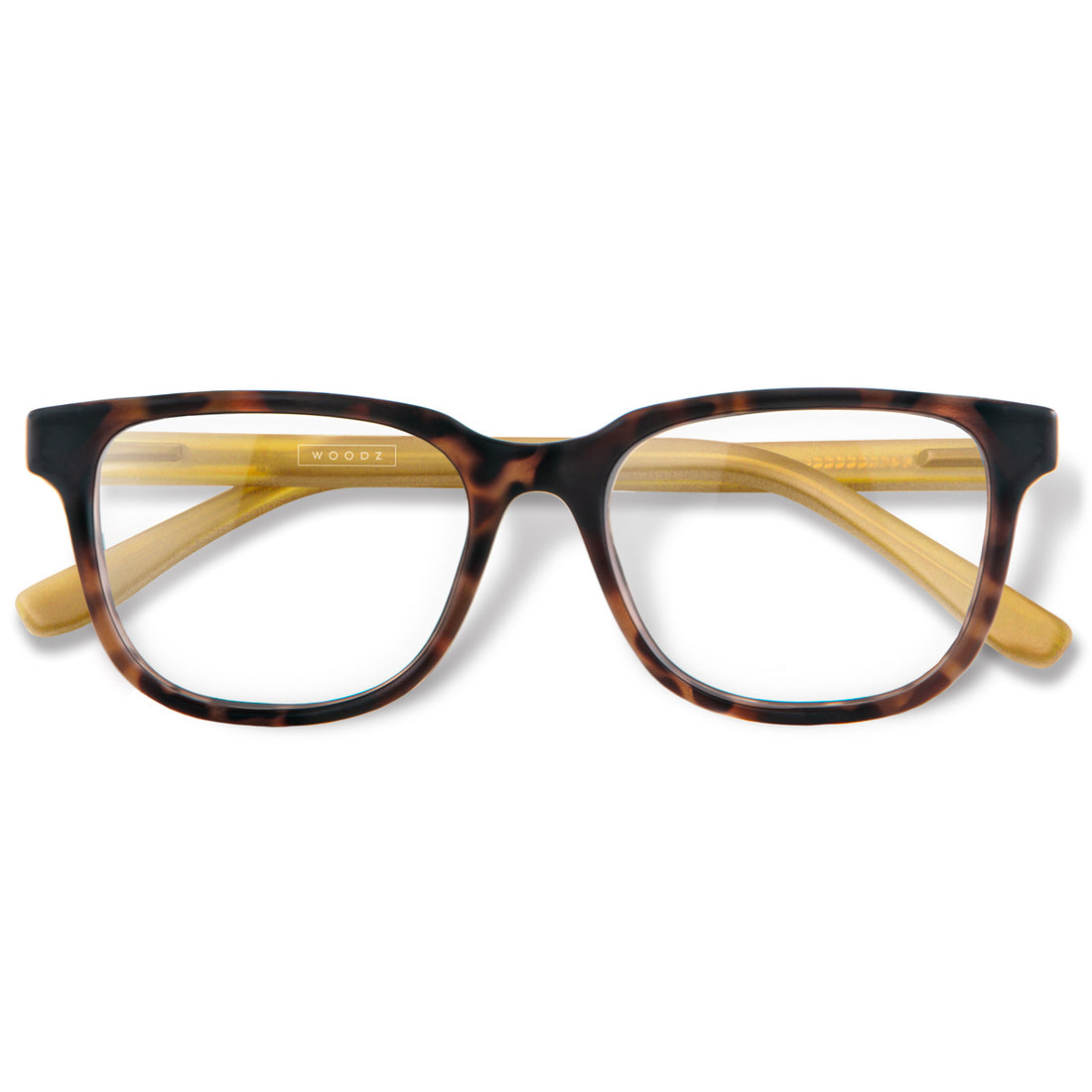 Armação Mix Color | Woodz Carter Tortoise Fosco (Haste Amarela)