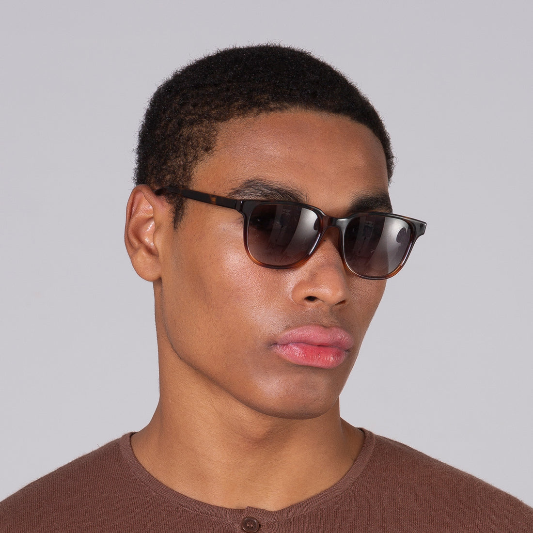 Óculos de Sol todo de Acetato | Woodz Carter Tortoise Fosco