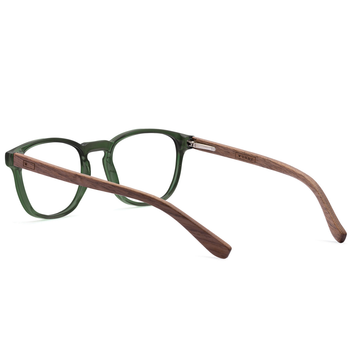 Armação de Acetato com Madeira | Woodz Olli Green